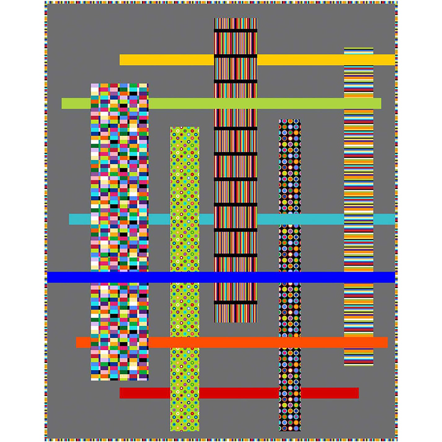 Strips & Bars Quilt PC-200e - Downloadable Pattern – QuiltWoman.com