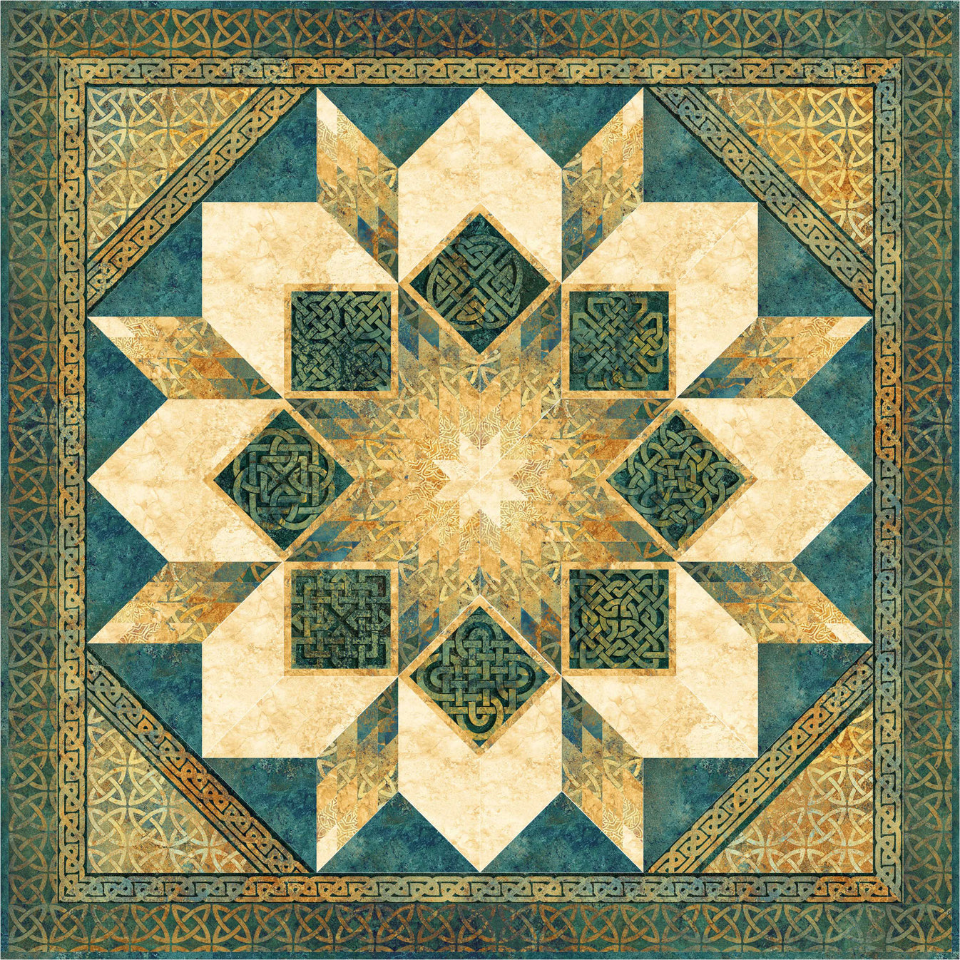Solstice Star Quilt PC-233e - Downloadable Pattern – QuiltWoman.com
