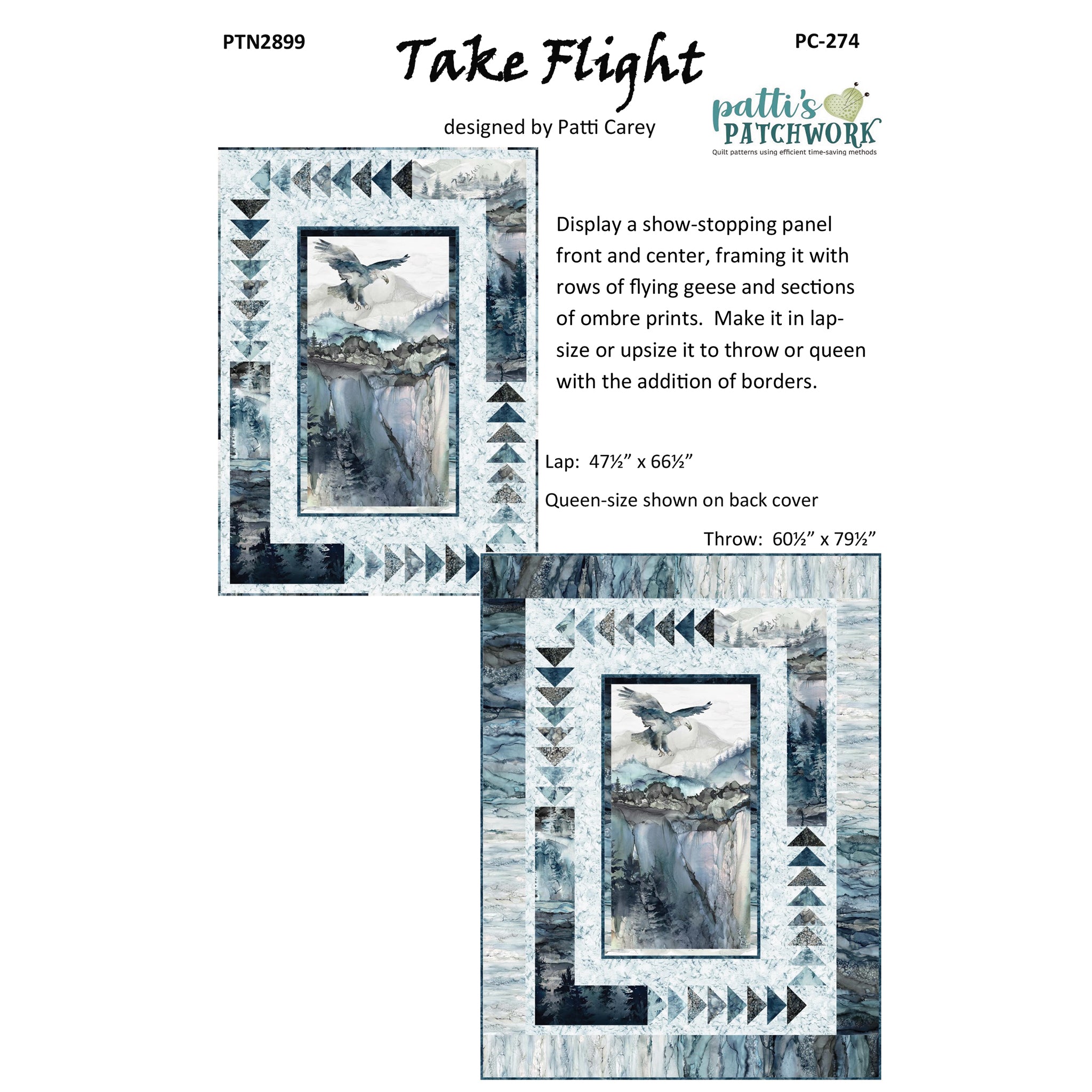 Take Flight Quilt PC-274e - Downloadable Pattern – QuiltWoman.com