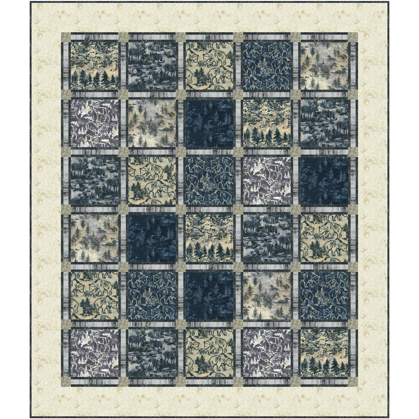 Window Panes Quilt PC-308e - Downloadable Pattern – QuiltWoman.com