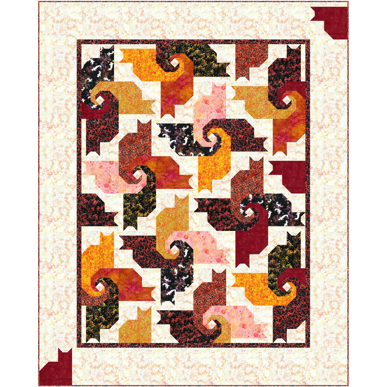 Cat-tails Quilt PC-312e - Downloadable Pattern – QuiltWoman.com
