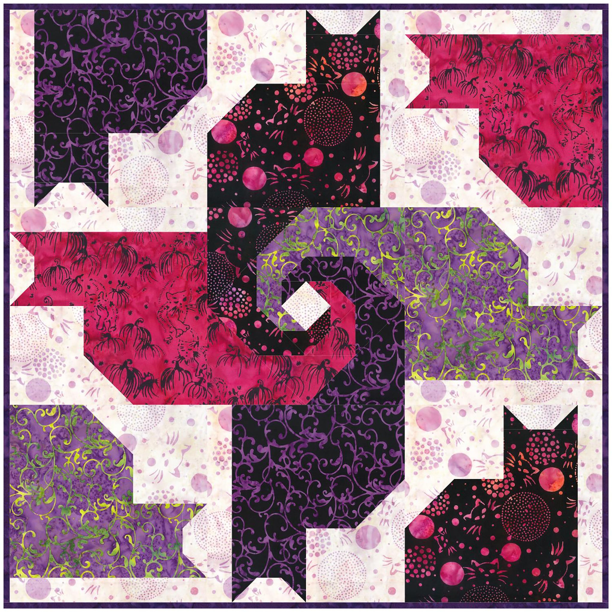 Cat-tails Quilt PC-312e - Downloadable Pattern – QuiltWoman.com
