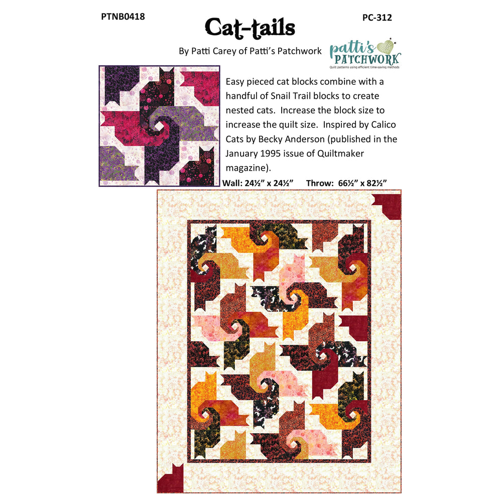 Cat-tails Quilt PC-312e - Downloadable Pattern – QuiltWoman.com