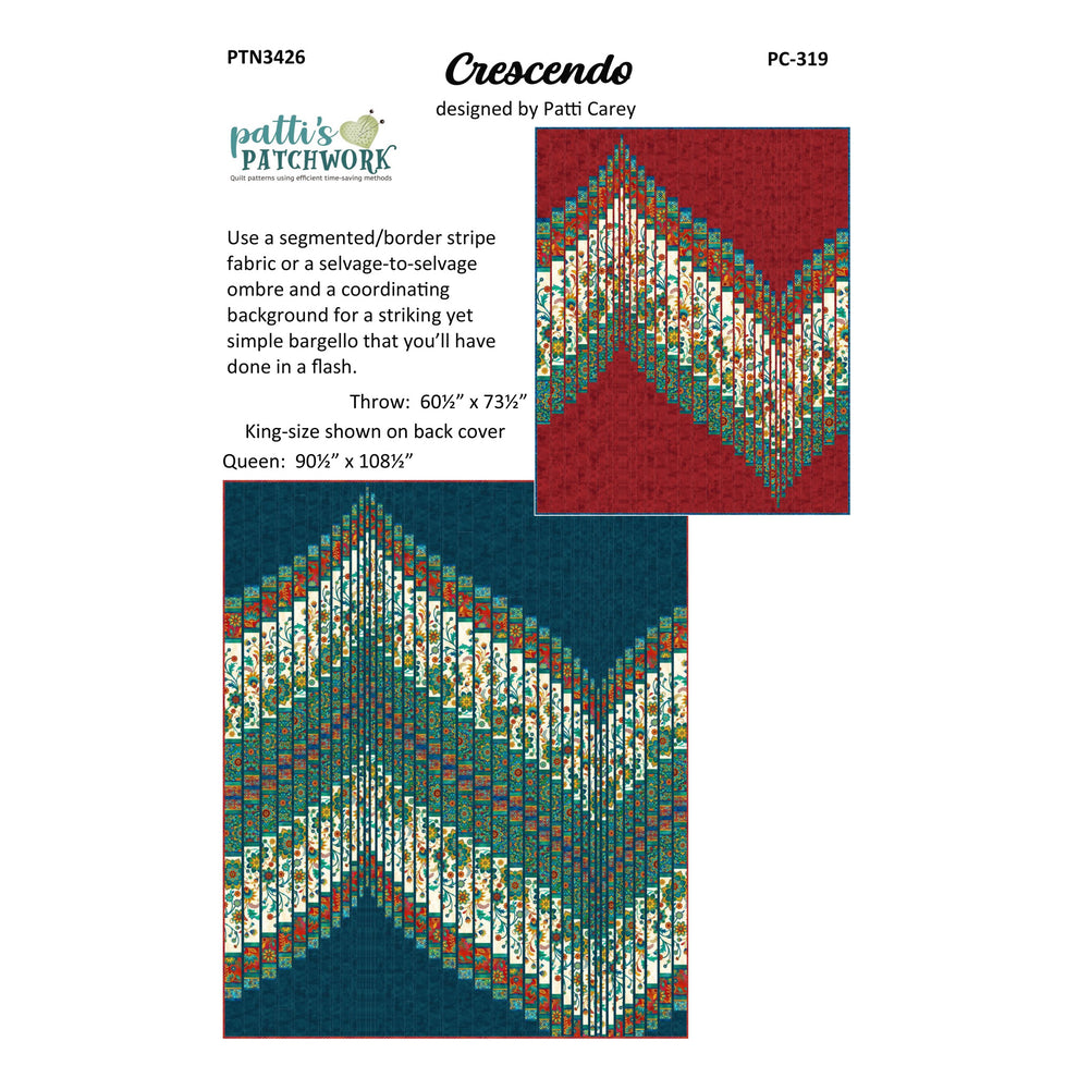 Crescendo Quilt PC-319e - Downloadable Pattern – QuiltWoman.com
