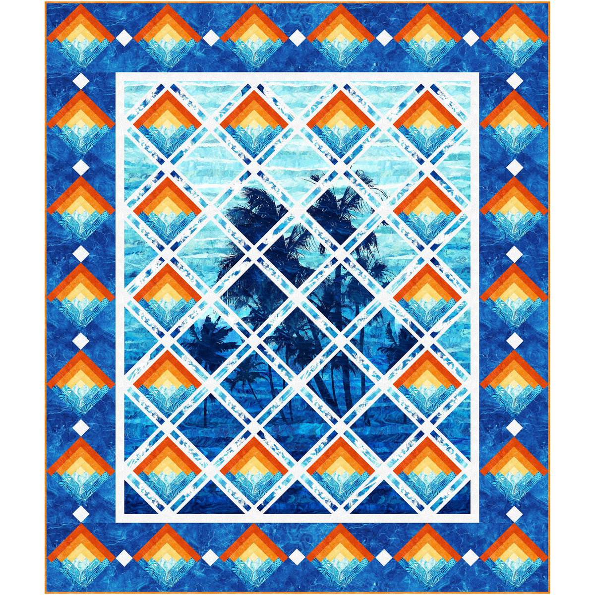 Logs & Lattice Quilt PC-302e - Downloadable Pattern – QuiltWoman.com