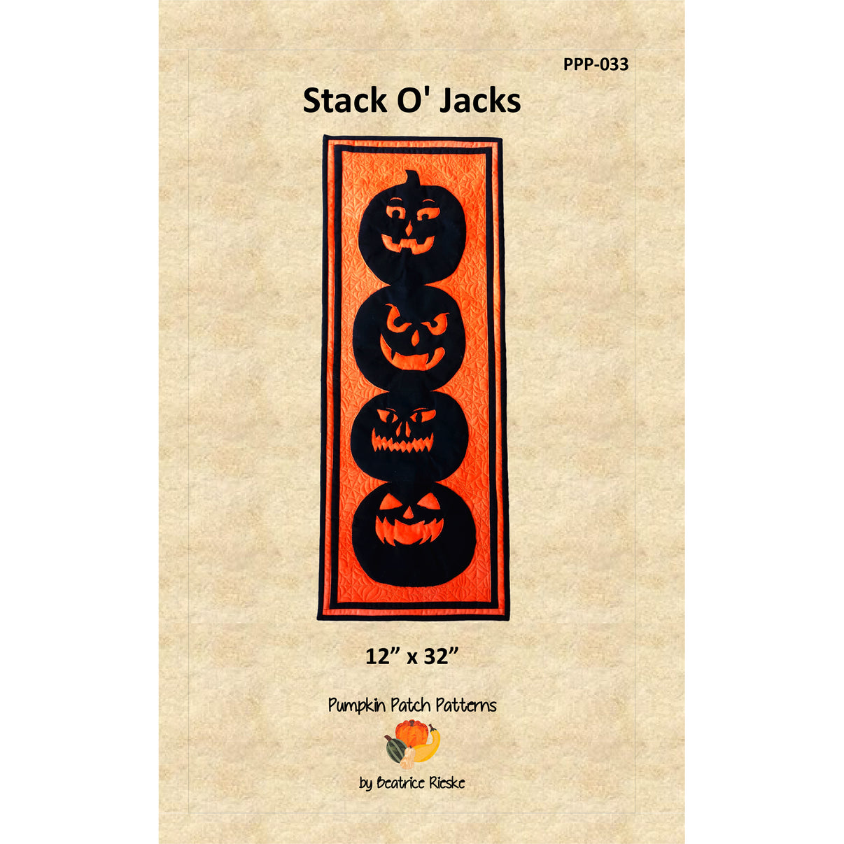 Stack O Jacks Wall Hanging PPP-033e - Downloadable Pattern – QuiltWoman.com