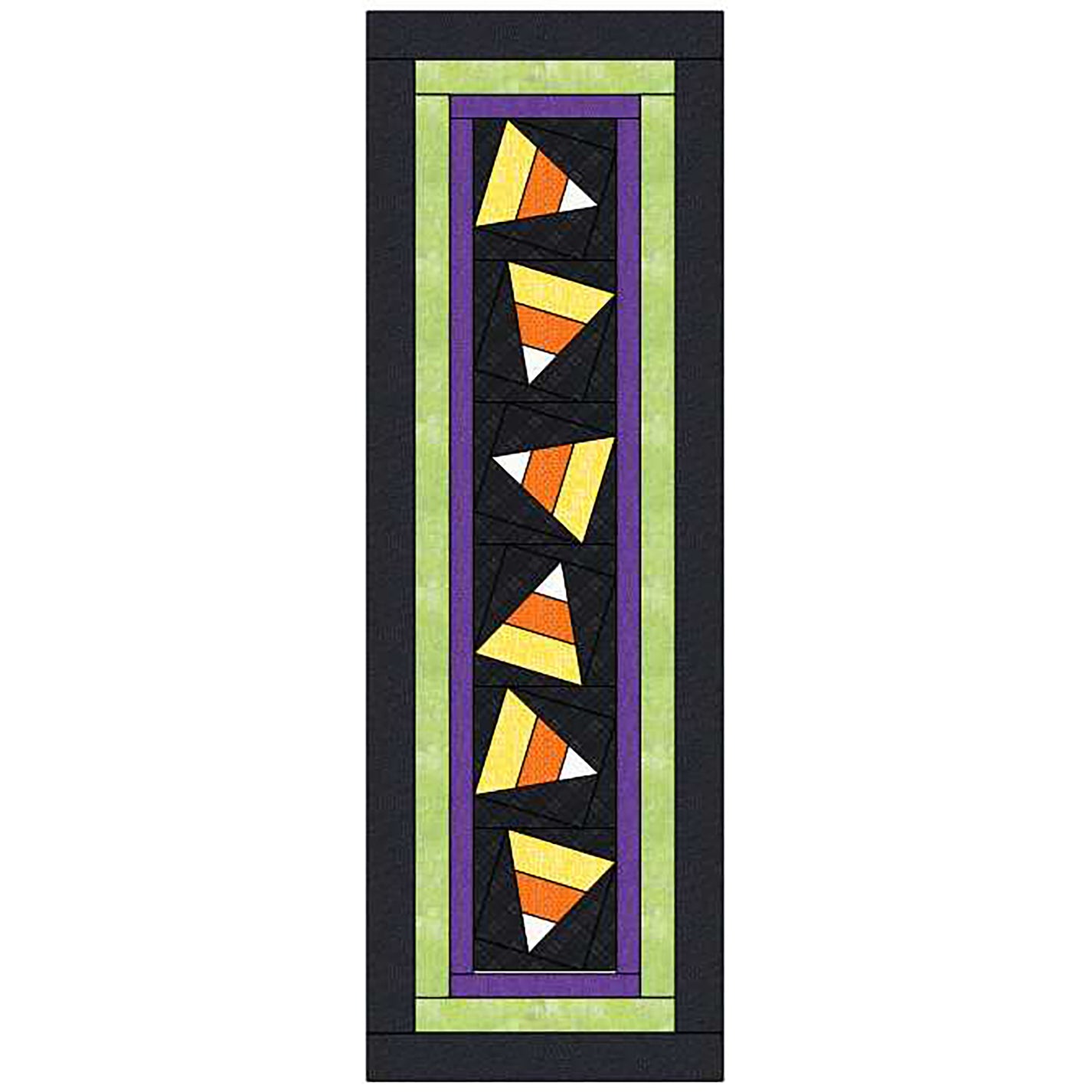 Candy Corn Twirl Quilt PQ-046e - Downloadable Pattern – QuiltWoman.com