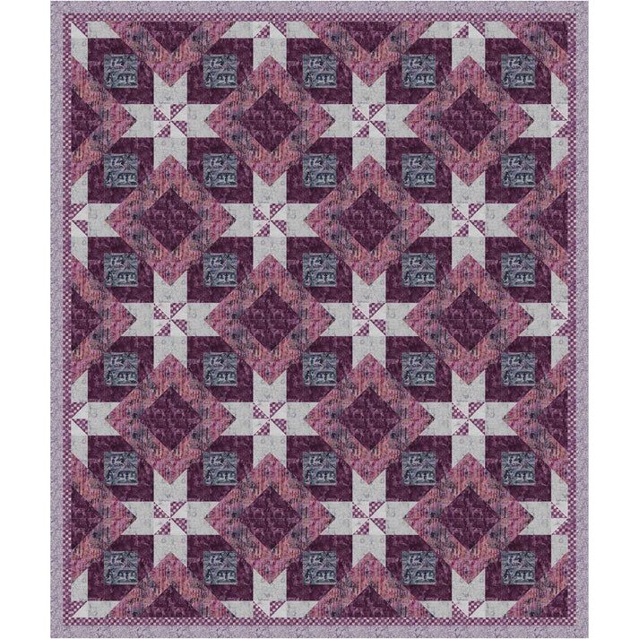 Peppermint Forest Quilt Pattern PS-1004 (advanced, lap, throw ...