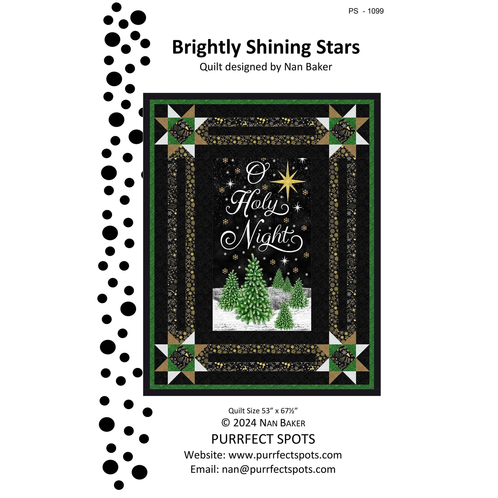 Brightly Shining Stars Quilt Pattern PS-1099 - Paper Pattern ...