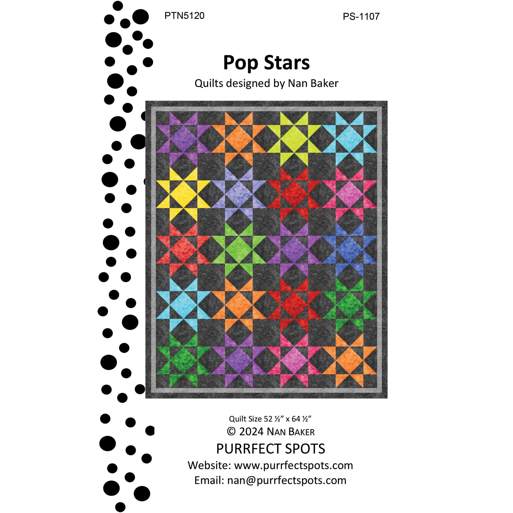 Pop Stars Quilt PS-1107e - Downloadable Pattern – QuiltWoman.com