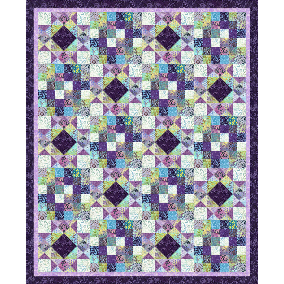 Lavender Meadows Quilt PS-1115e - Downloadable Pattern – QuiltWoman.com