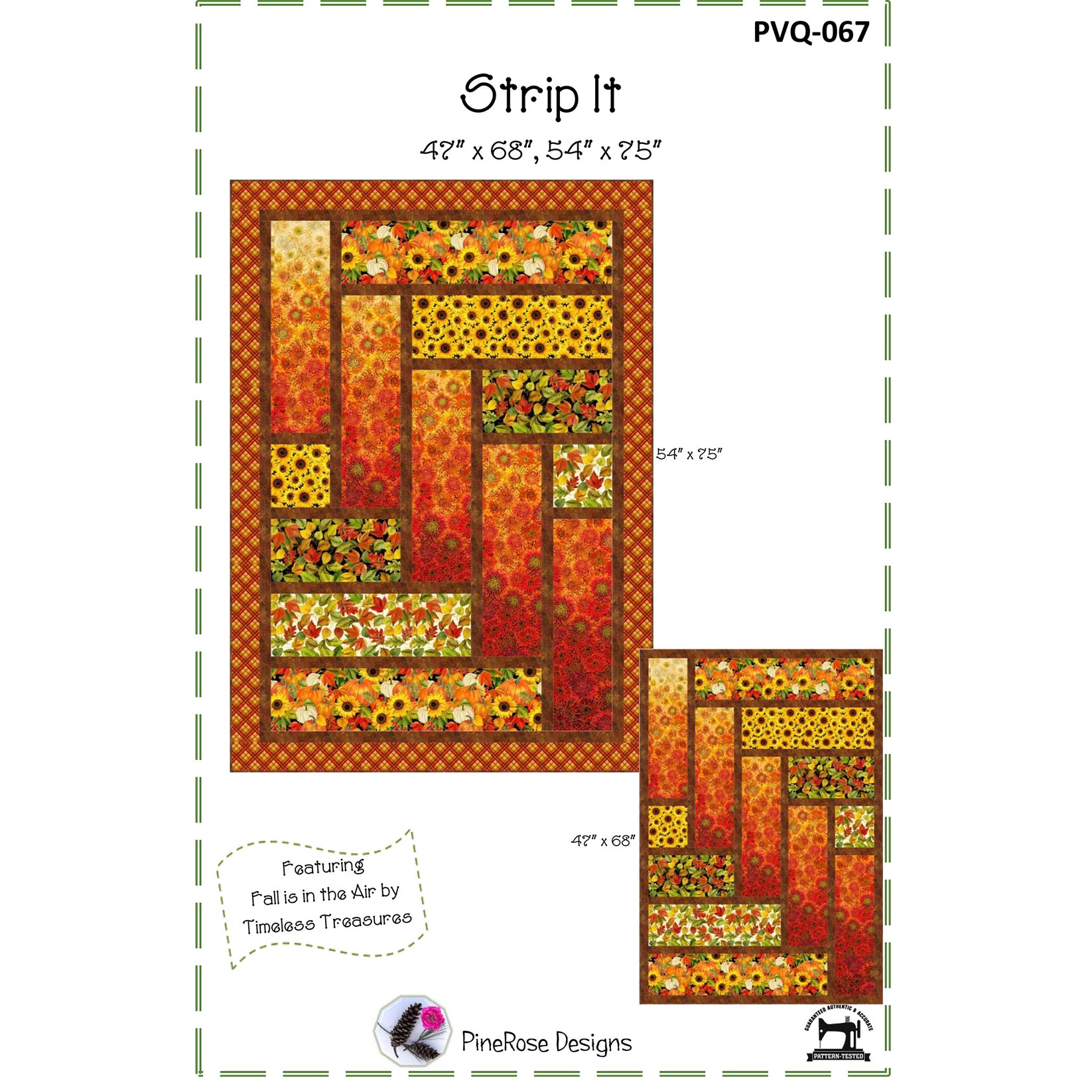 Strip It Quilt PVQ-067e - Downloadable Pattern – QuiltWoman.com