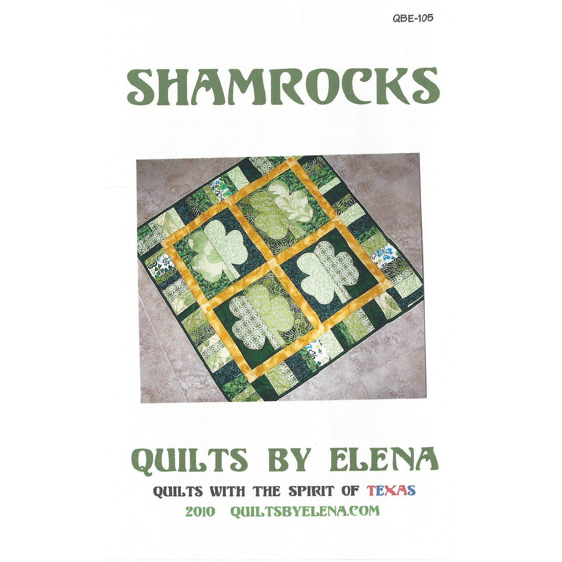 Shamrocks Quilt QBE-105e - Downloadable Pattern – QuiltWoman.com