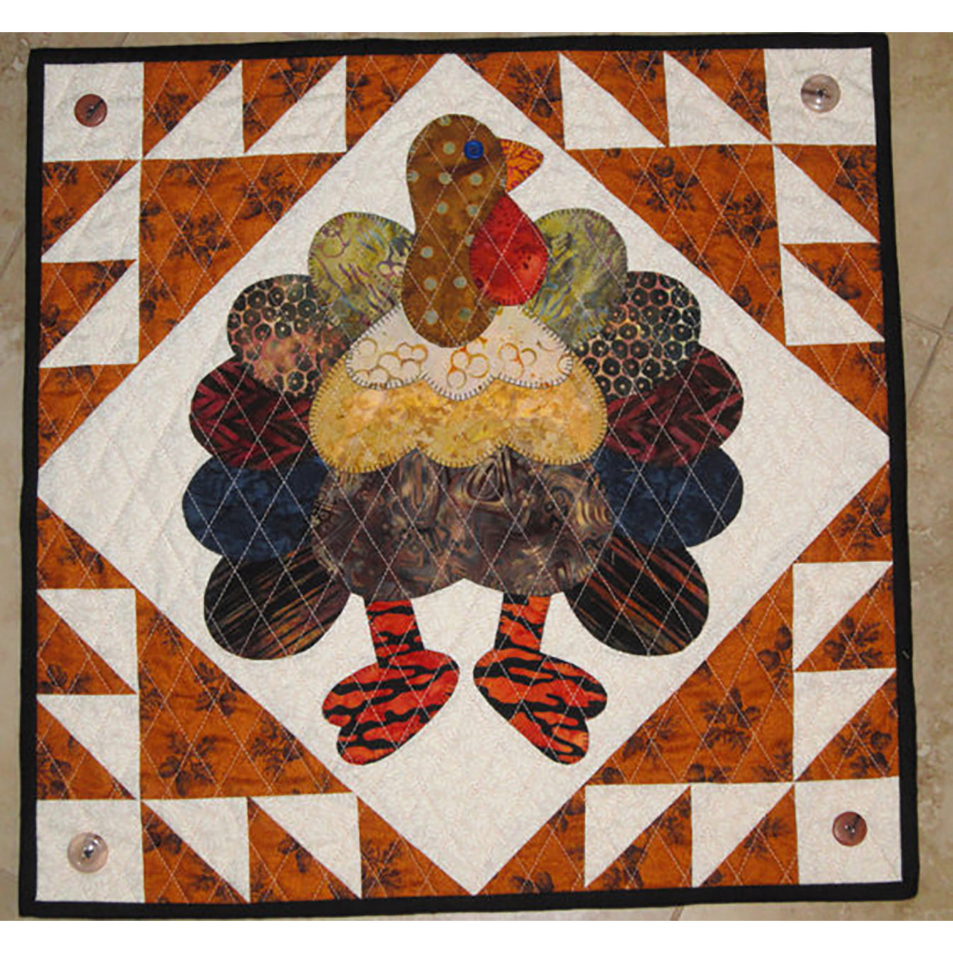 Turkey Lurkey Quilt QBE-111e - Downloadable Pattern – QuiltWoman.com