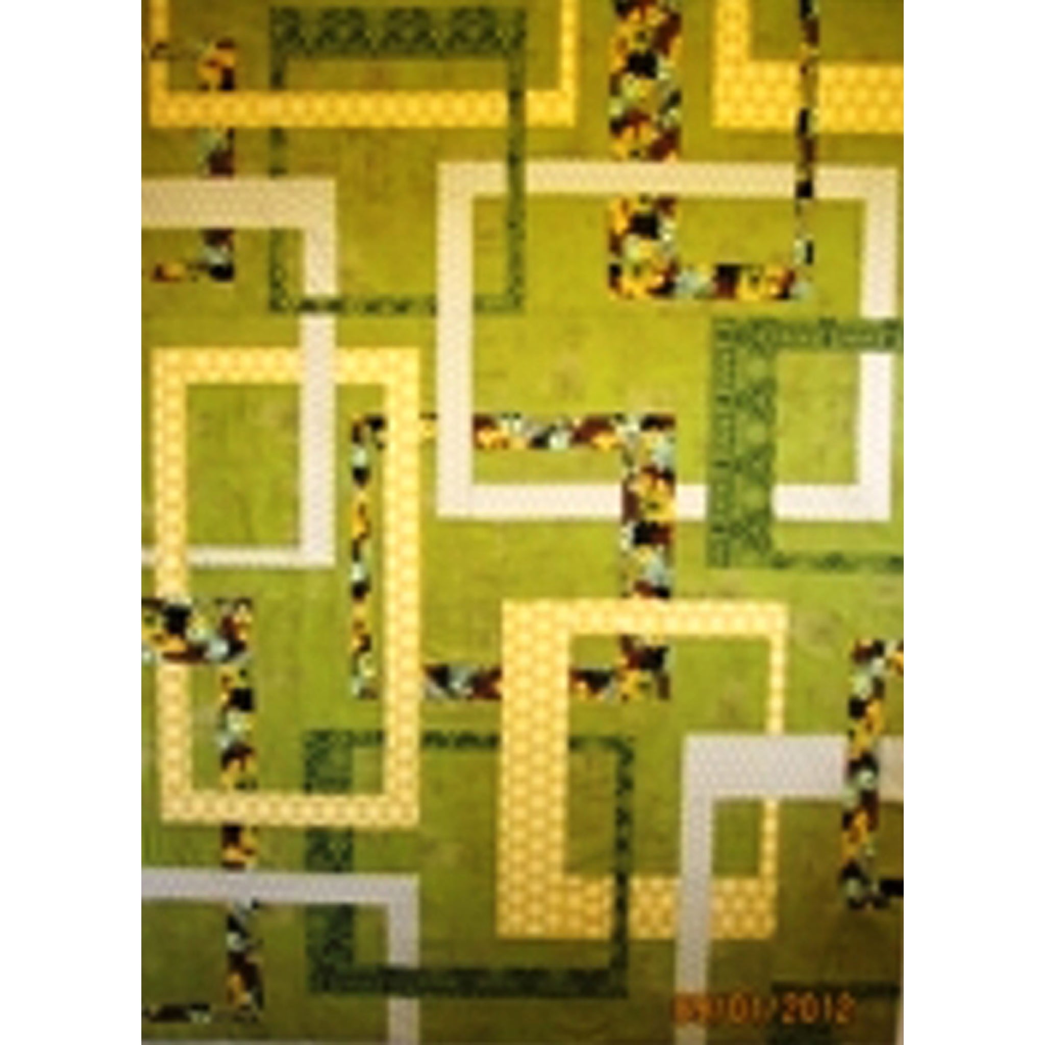 Outside the Box Quilt Pattern QN-006 (advanced beginner, lap and throw ...