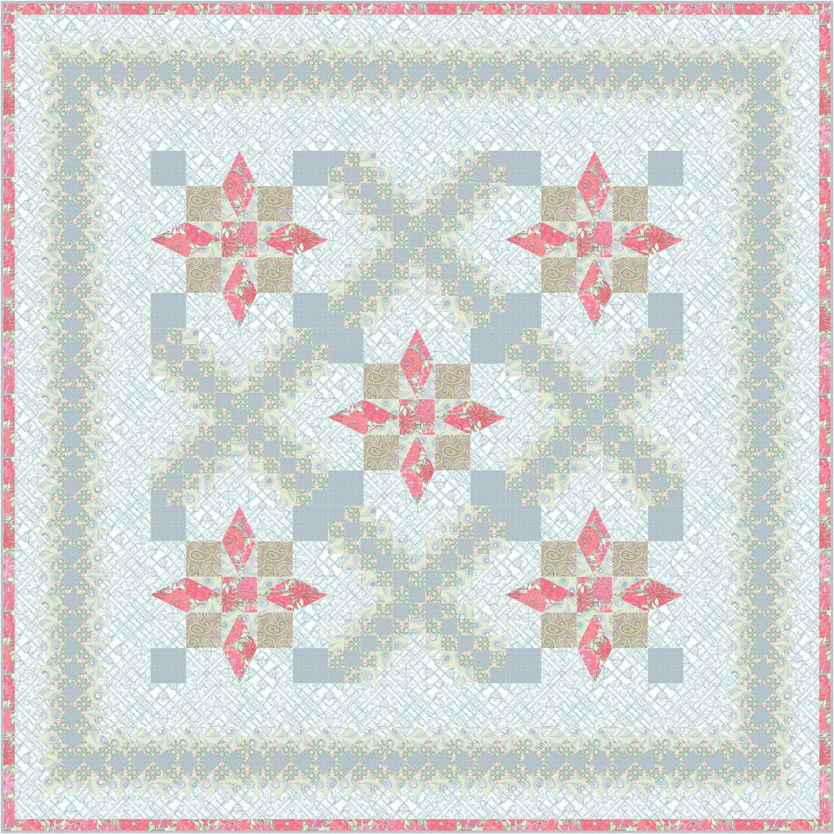 Misty Irish Morning Quilt QN-007e - Downloadable Pattern – QuiltWoman.com