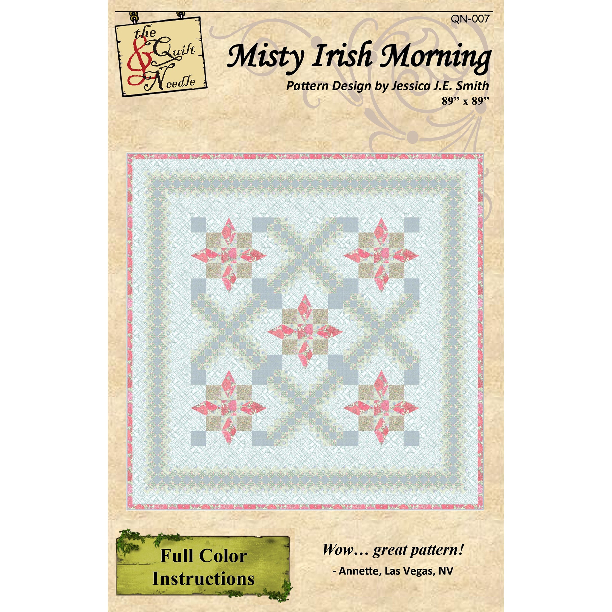 Misty Irish Morning Quilt QN-007e - Downloadable Pattern – QuiltWoman.com