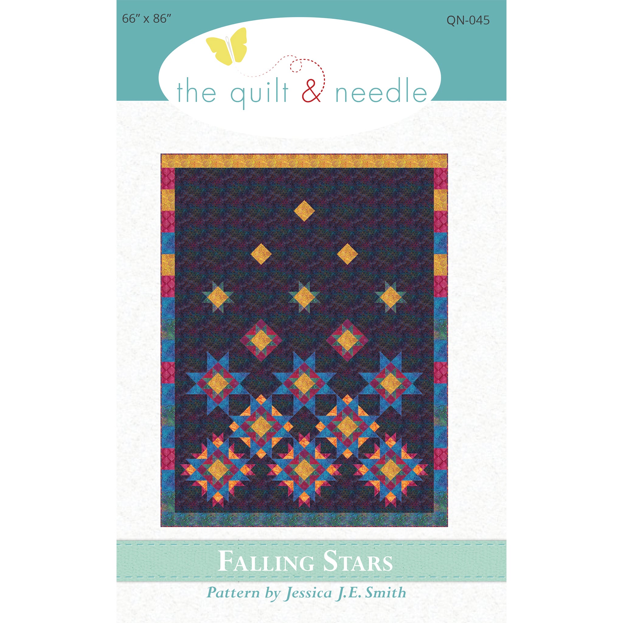 Falling Stars Quilt QN-045e - Downloadable Pattern – QuiltWoman.com