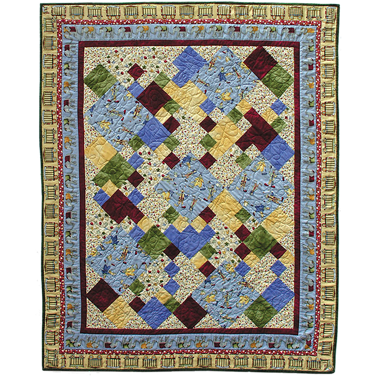 Contra Dance Quilt QW-03e - Downloadable Pattern – QuiltWoman.com