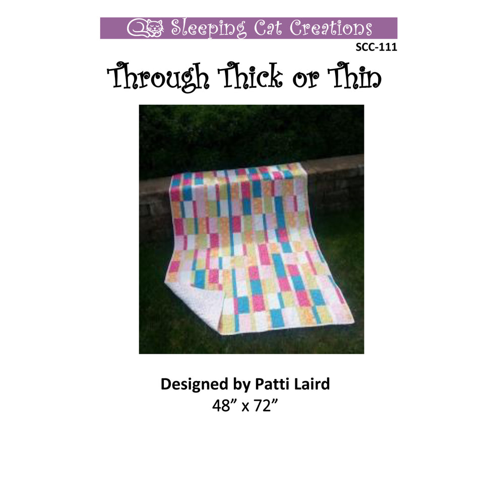 Through Thick or Thin Quilt SCC-111e - Downloadable Pattern ...