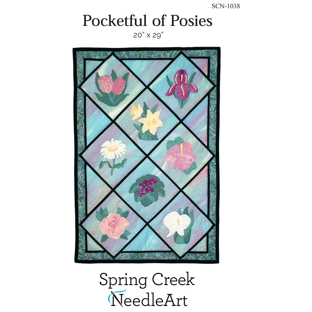 Pocketful of Posies Quilt SCN-1038e - Downloadable Pattern – QuiltWoman.com