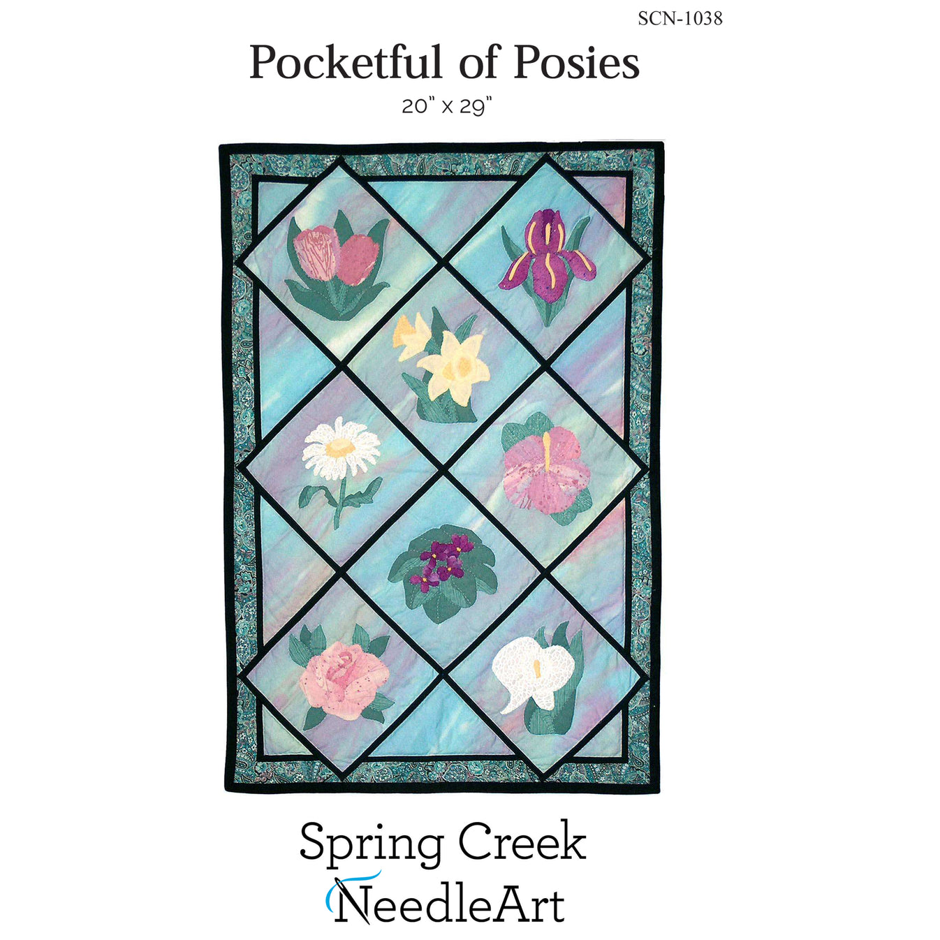Pocketful of Posies Quilt SCN-1038e - Downloadable Pattern – QuiltWoman.com