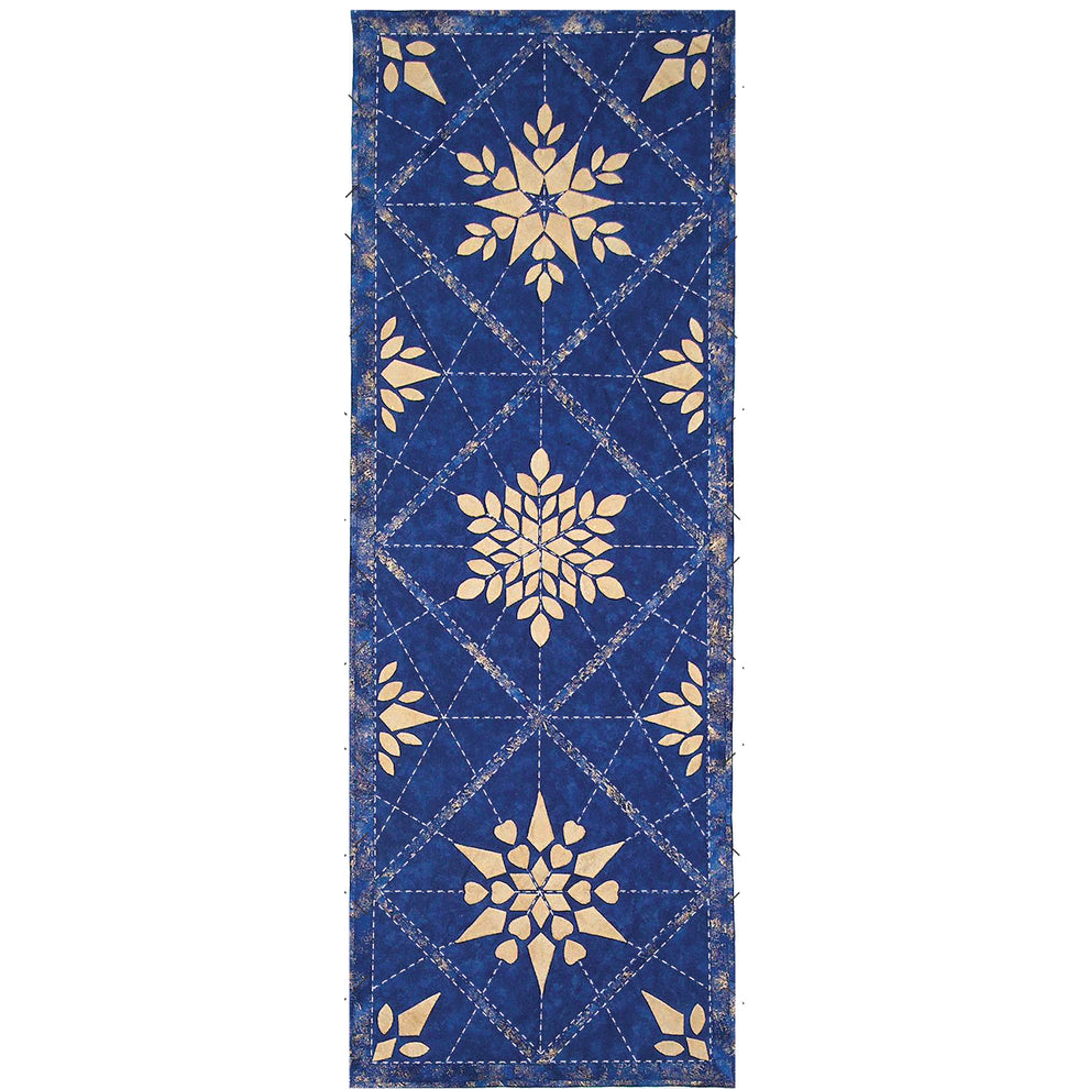 Snowflakes Table Runner SCN-2008e - Downloadable Pattern – QuiltWoman.com