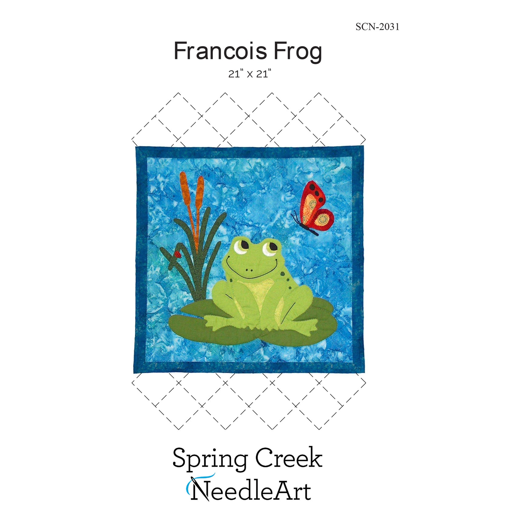 Francois Frog Quilt SCN-2031e - Downloadable Pattern – QuiltWoman.com