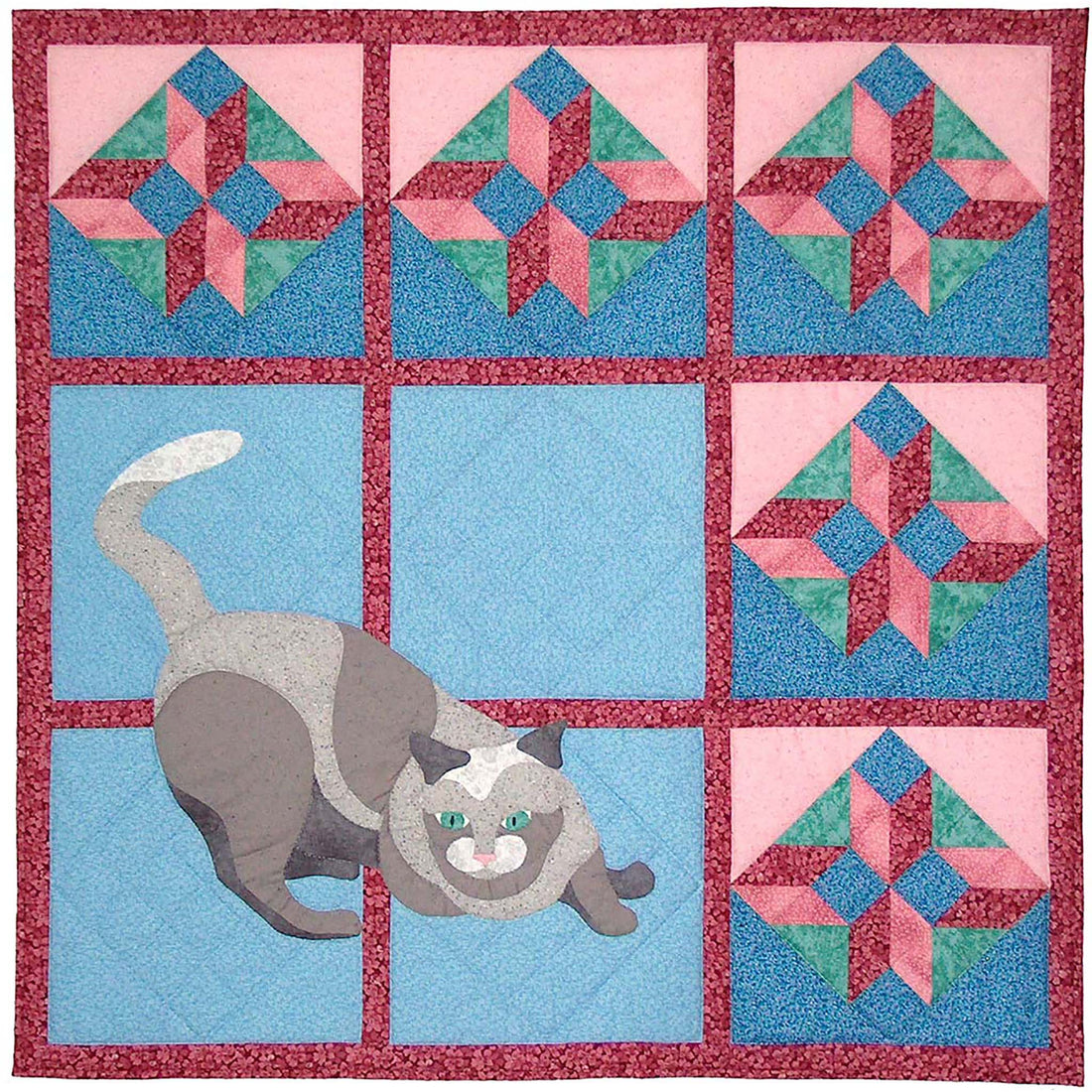 Kitty at Play Quilt SCN-2041e - Downloadable Pattern – QuiltWoman.com