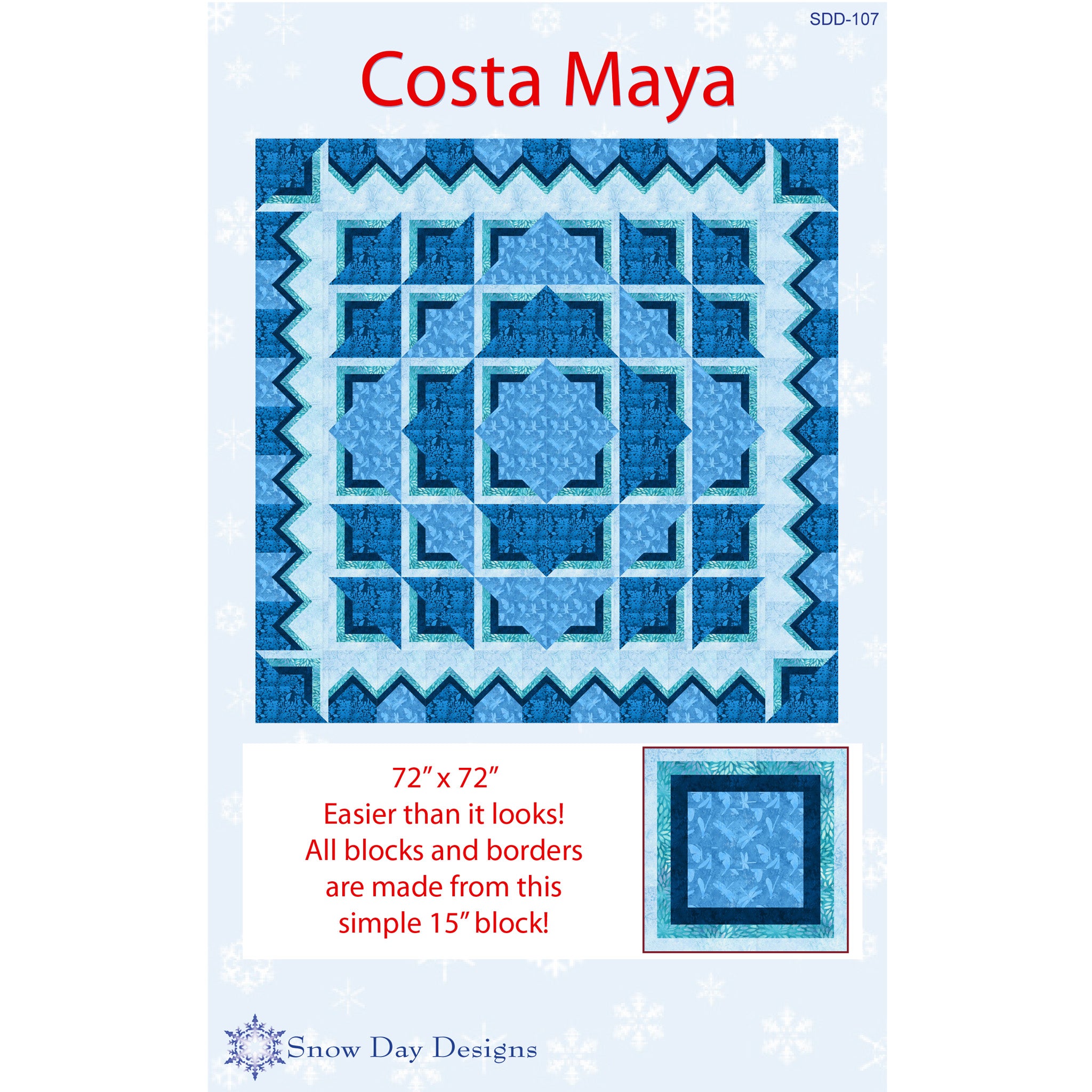 Costa Maya Quilt SDD-107e - Downloadable Pattern – QuiltWoman.com