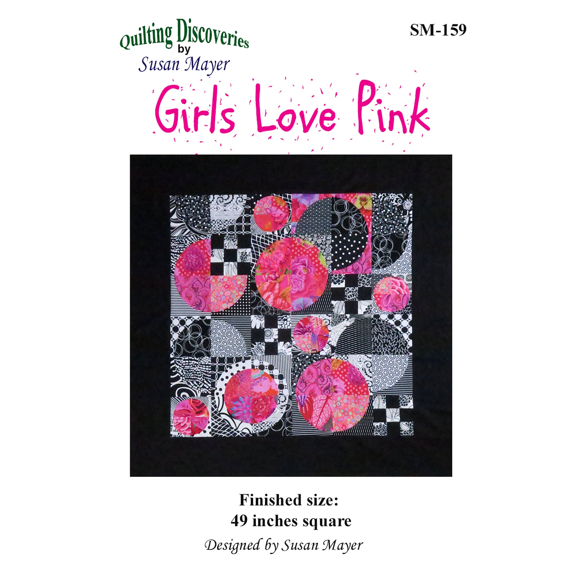 Girls Love Pink Quilt SM-159e - Downloadable Pattern – QuiltWoman.com