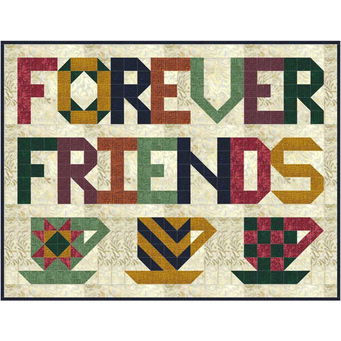 Cup of Friendship Quilt SP-209e - Downloadable Pattern – QuiltWoman.com