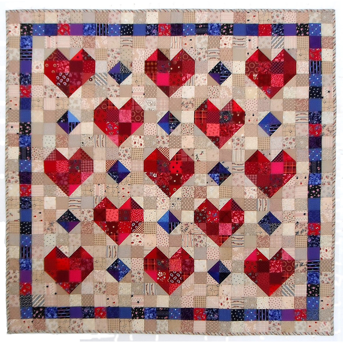 Heart Throb Quilt SP-211e - Downloadable Pattern – QuiltWoman.com