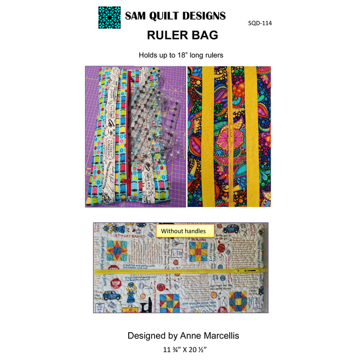 Ruler Bag SQD-114e - Downloadable Pattern – QuiltWoman.com