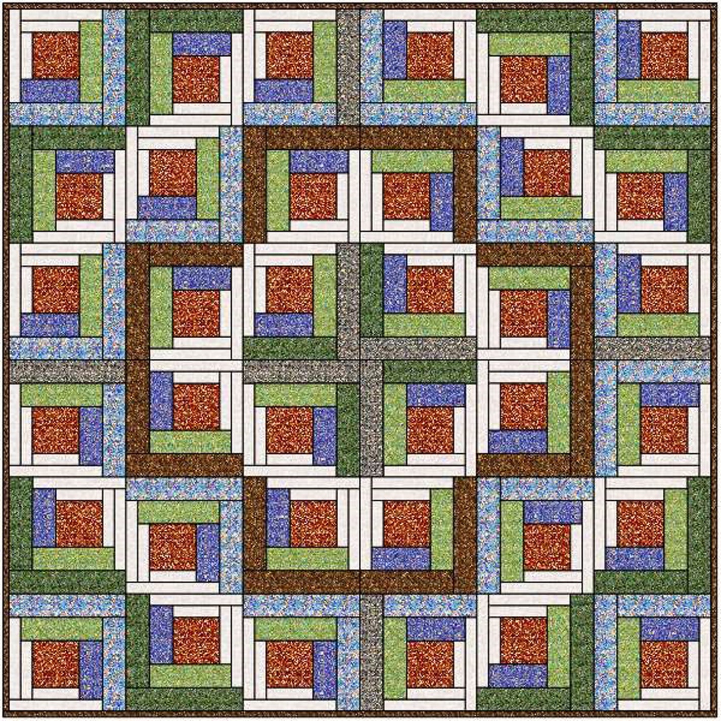 Loggie Quilt SQD-115e - Downloadable Pattern – QuiltWoman.com