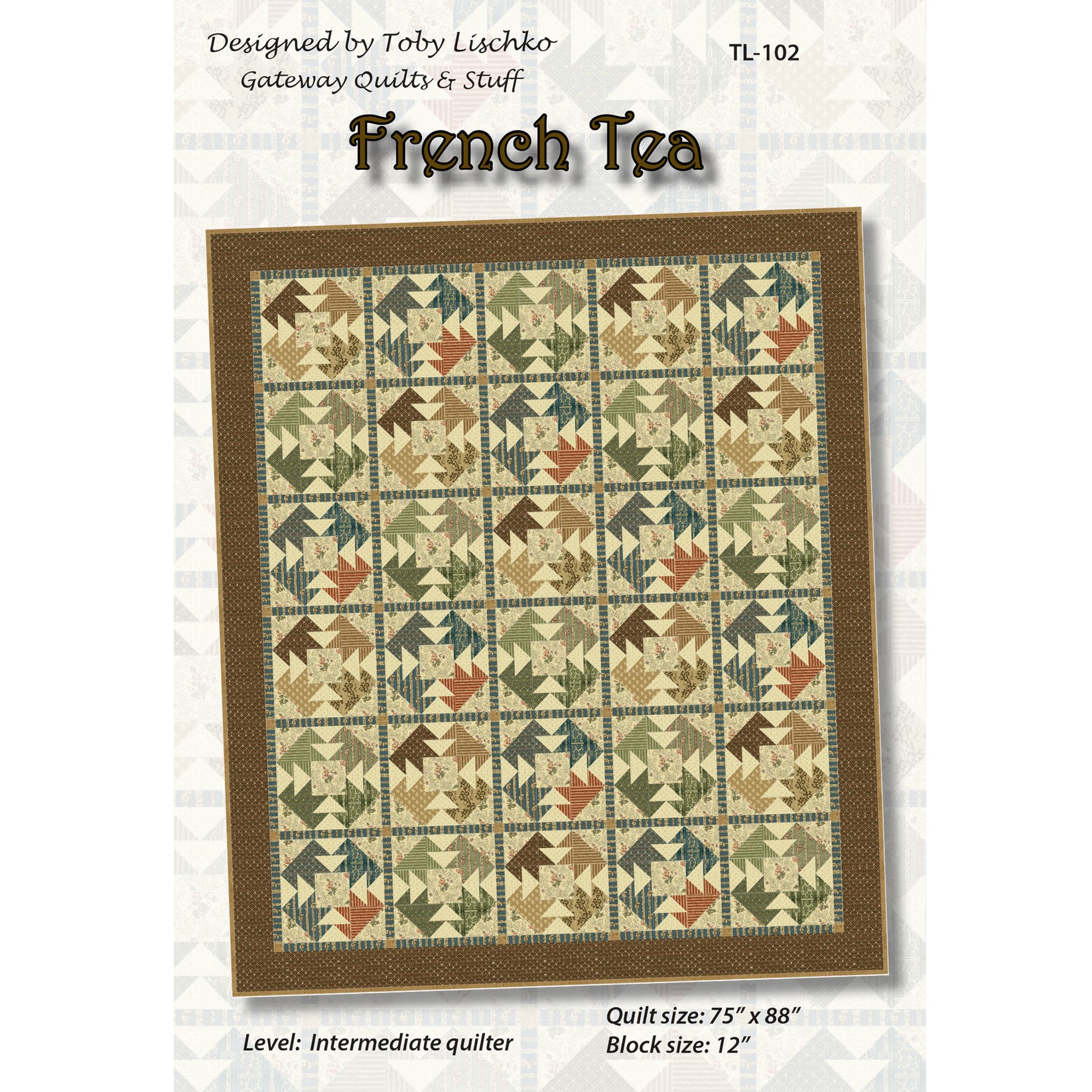 French Tea Quilt TL-102e - Downloadable Pattern – QuiltWoman.com