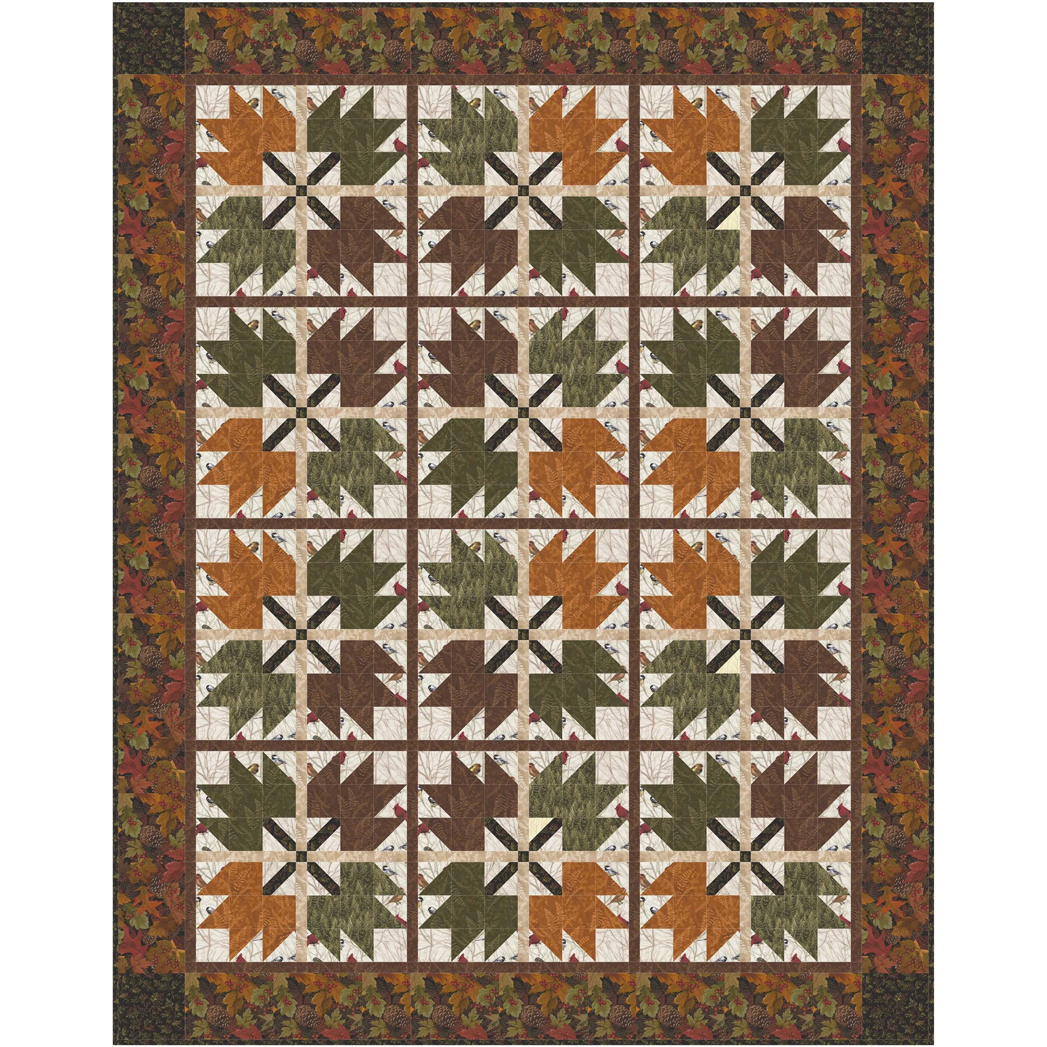 Autumn Splendor Quilt TL-20e - Downloadable Pattern – QuiltWoman.com
