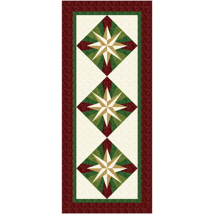 Shining Star Runner Pattern TTQ-103 (intermediate, runner) – QuiltWoman.com