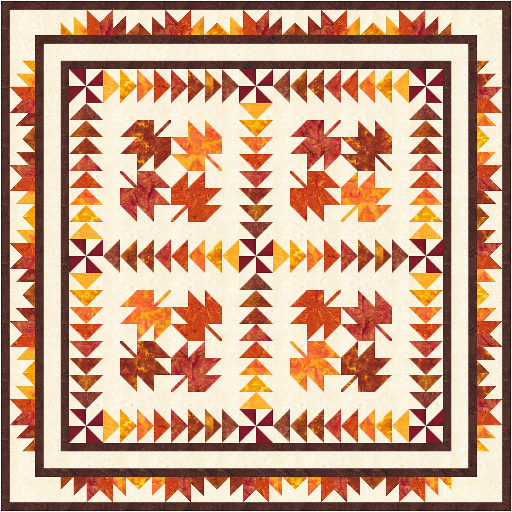 Autumn Breeze Quilt TTQ-117e - Downloadable Pattern – QuiltWoman.com