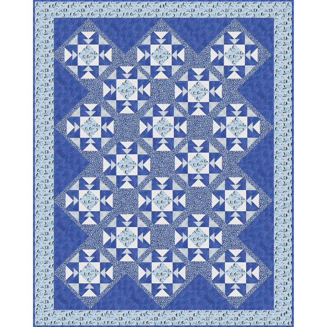 Falling Snow Quilt TWW-0298e - Downloadable Pattern – QuiltWoman.com