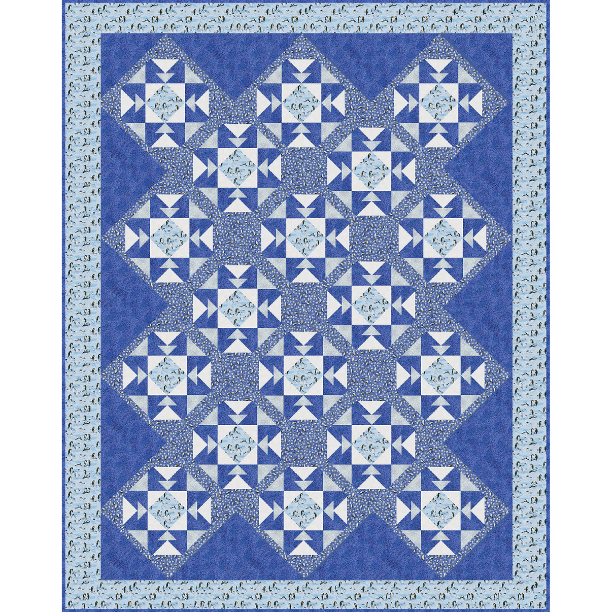 Falling Snow Quilt TWW-0298e - Downloadable Pattern – QuiltWoman.com