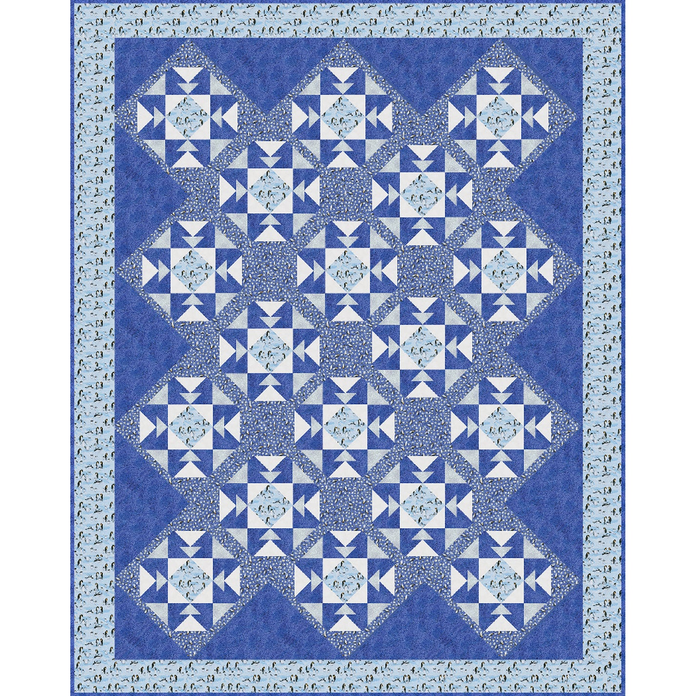 Falling Snow Quilt TWW-0298e - Downloadable Pattern – QuiltWoman.com