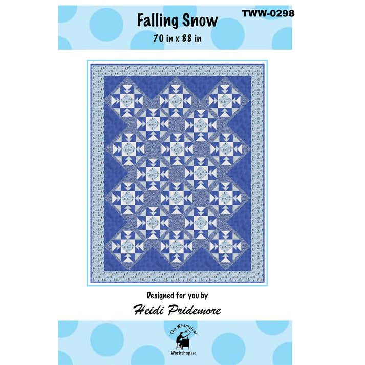 Falling Snow Quilt TWW-0298e - Downloadable Pattern – QuiltWoman.com