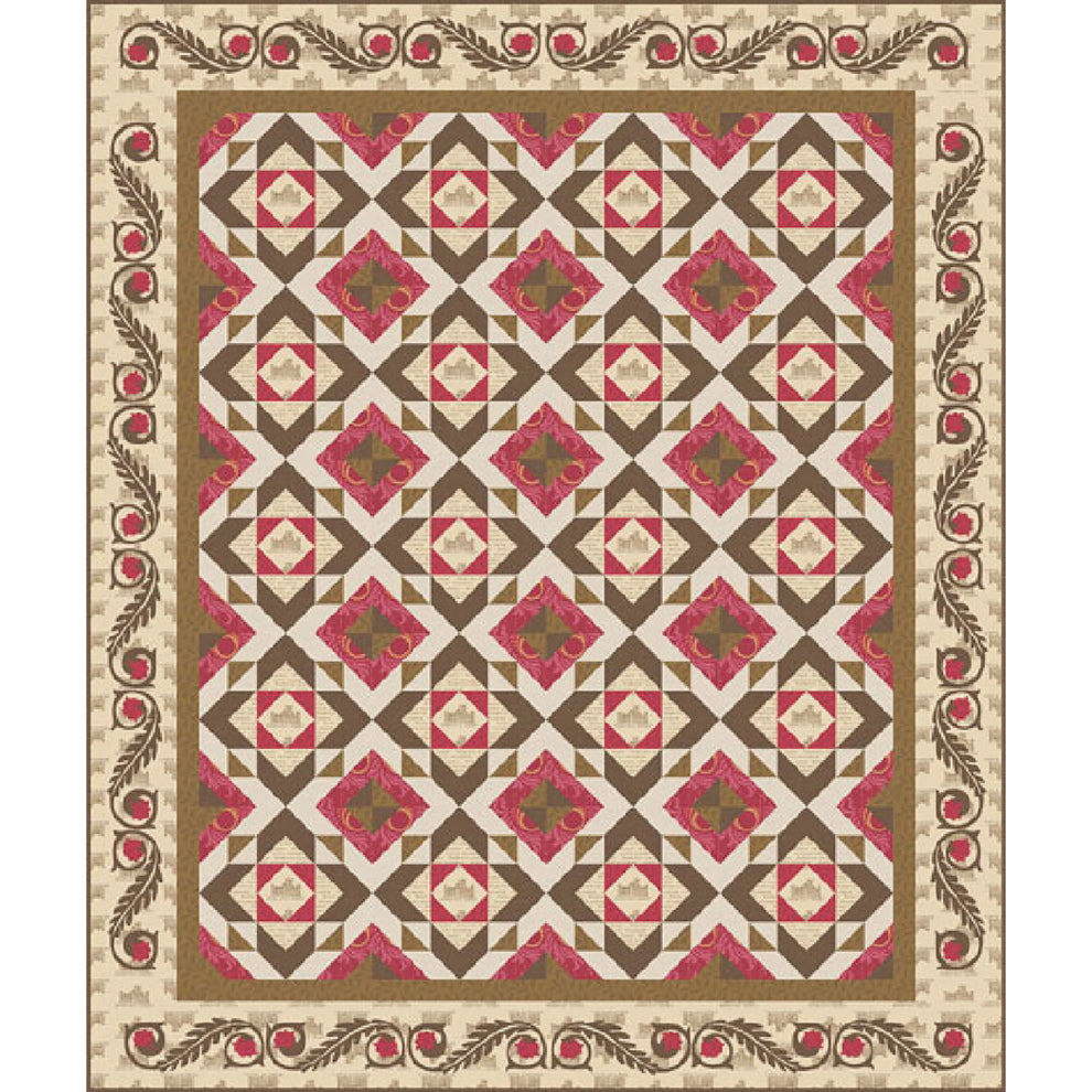 The Lady's Garden Quilt TWW-0364e - Downloadable Pattern – QuiltWoman.com