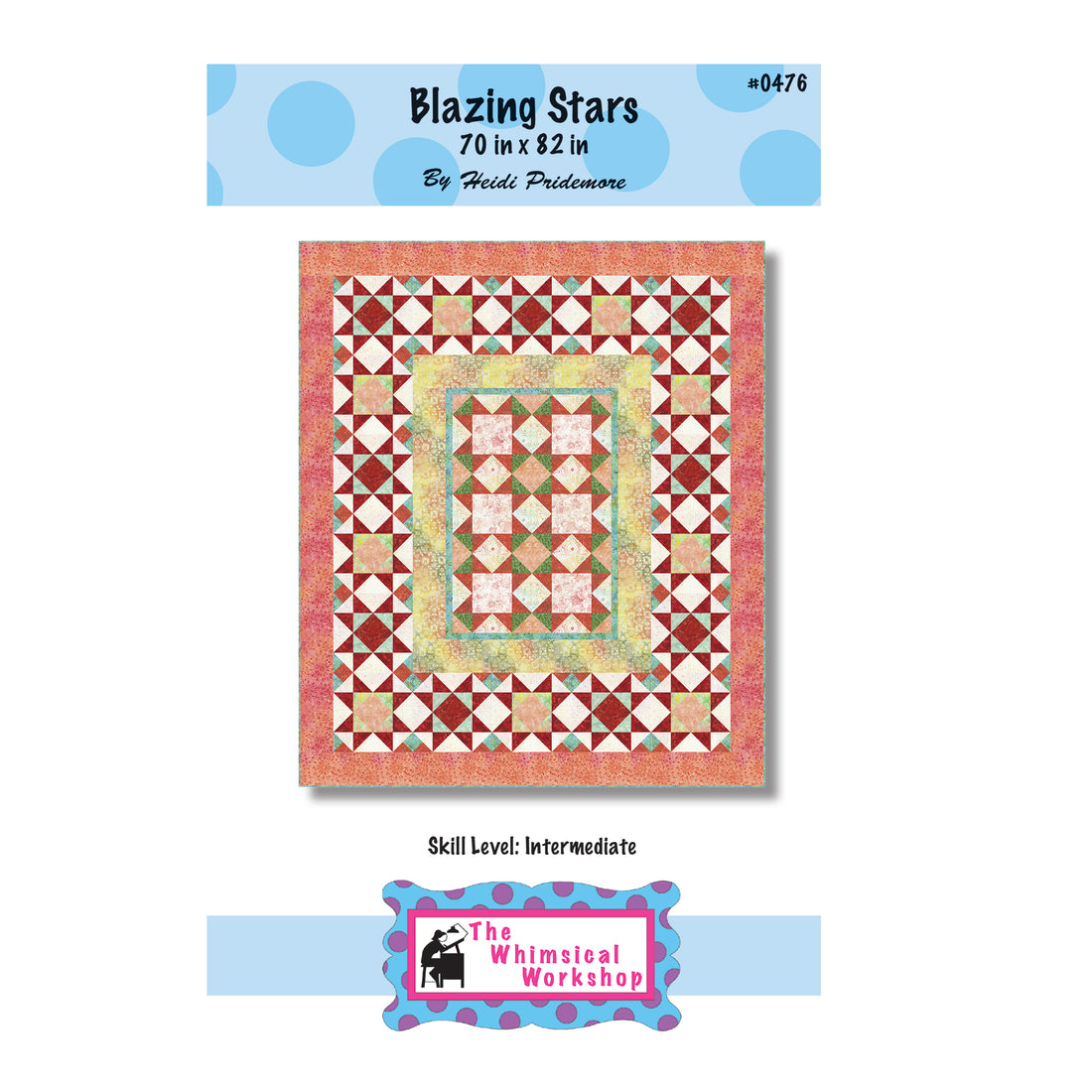 Blazing Stars Quilt Pattern TWW-0476 - Paper Pattern – QuiltWoman.com