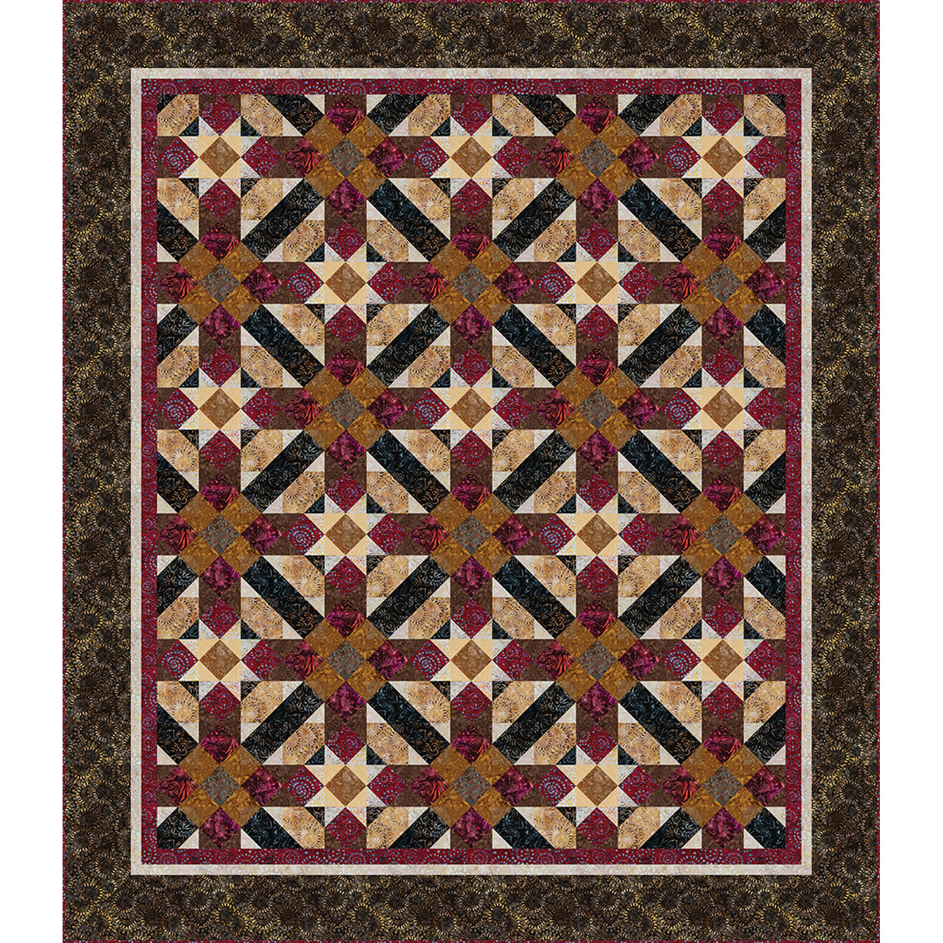 Chocolate Covered Cherries Quilt TWW-0642e - Downloadable Pattern ...