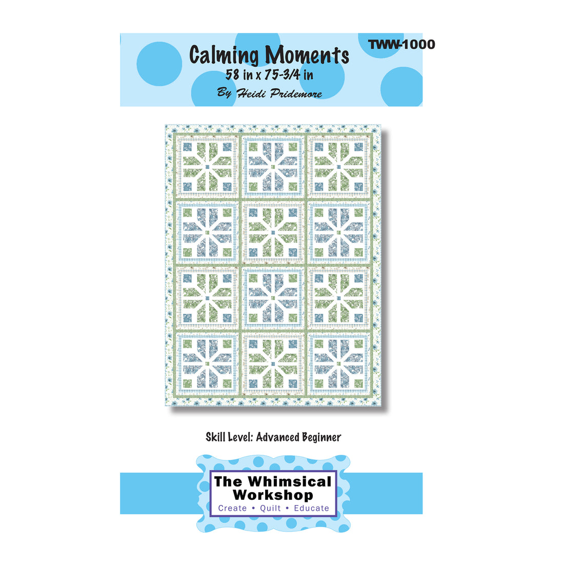 Calming Moments Quilt TWW-1000e - Downloadable Pattern – QuiltWoman.com