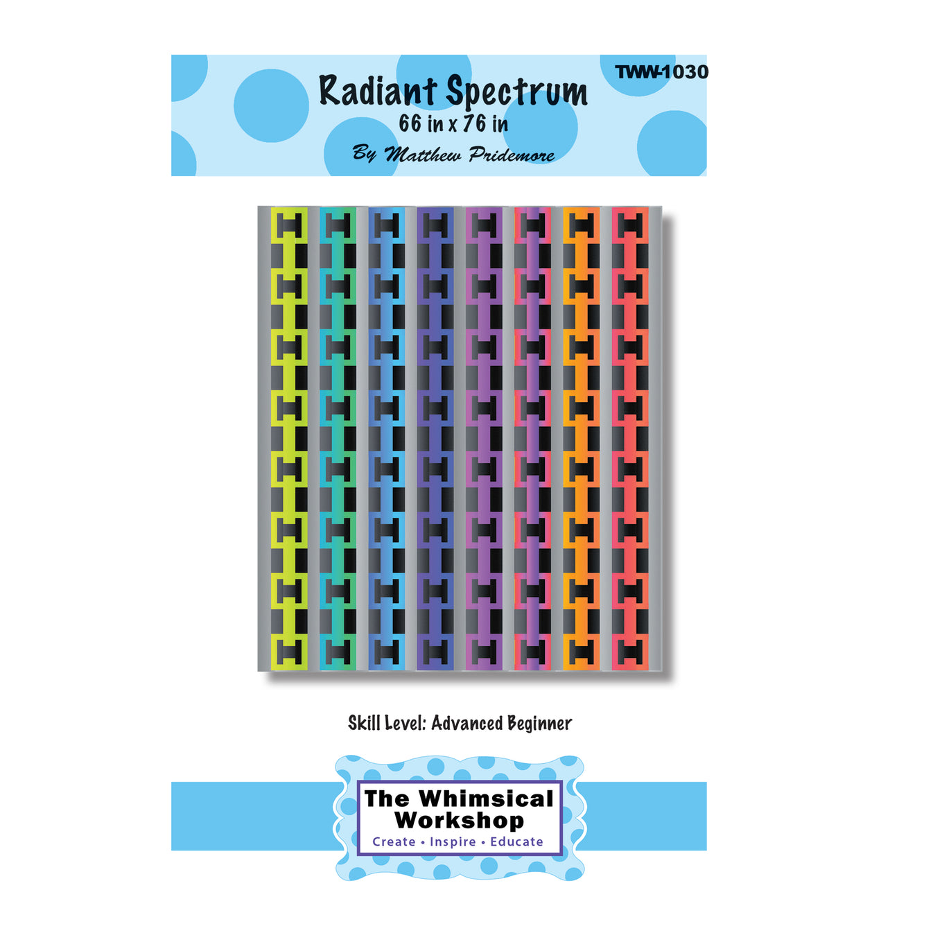 Radiant Spectrum Quilt TWW-1030e - Downloadable Pattern – QuiltWoman.com