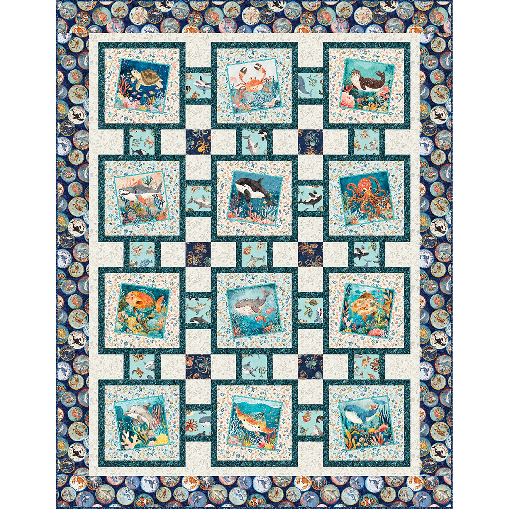 Deep Blue Sea Quilt TWW-1034e - Downloadable Pattern – QuiltWoman.com