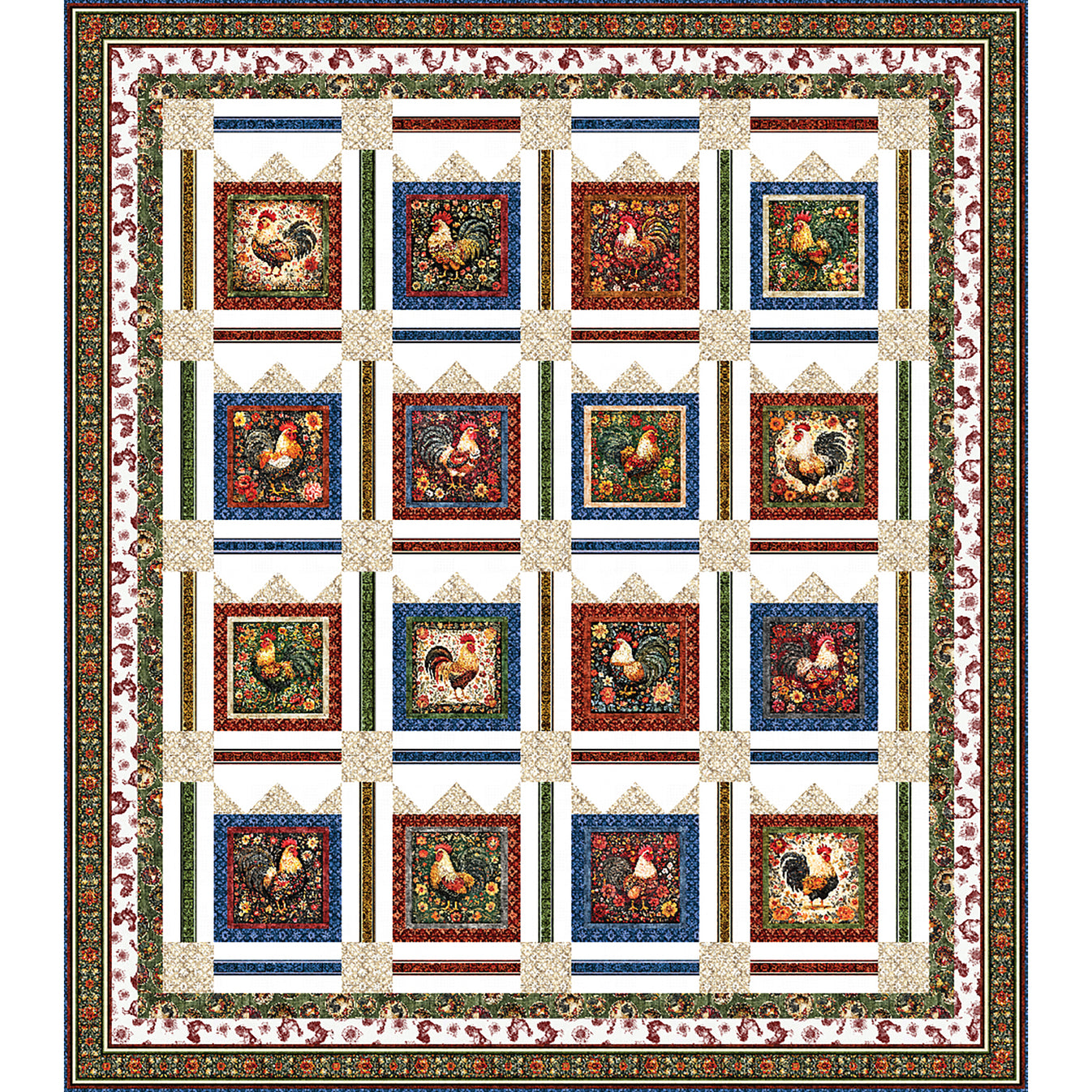 Morning Call Quilt TWW-1062e - Downloadable Pattern – QuiltWoman.com